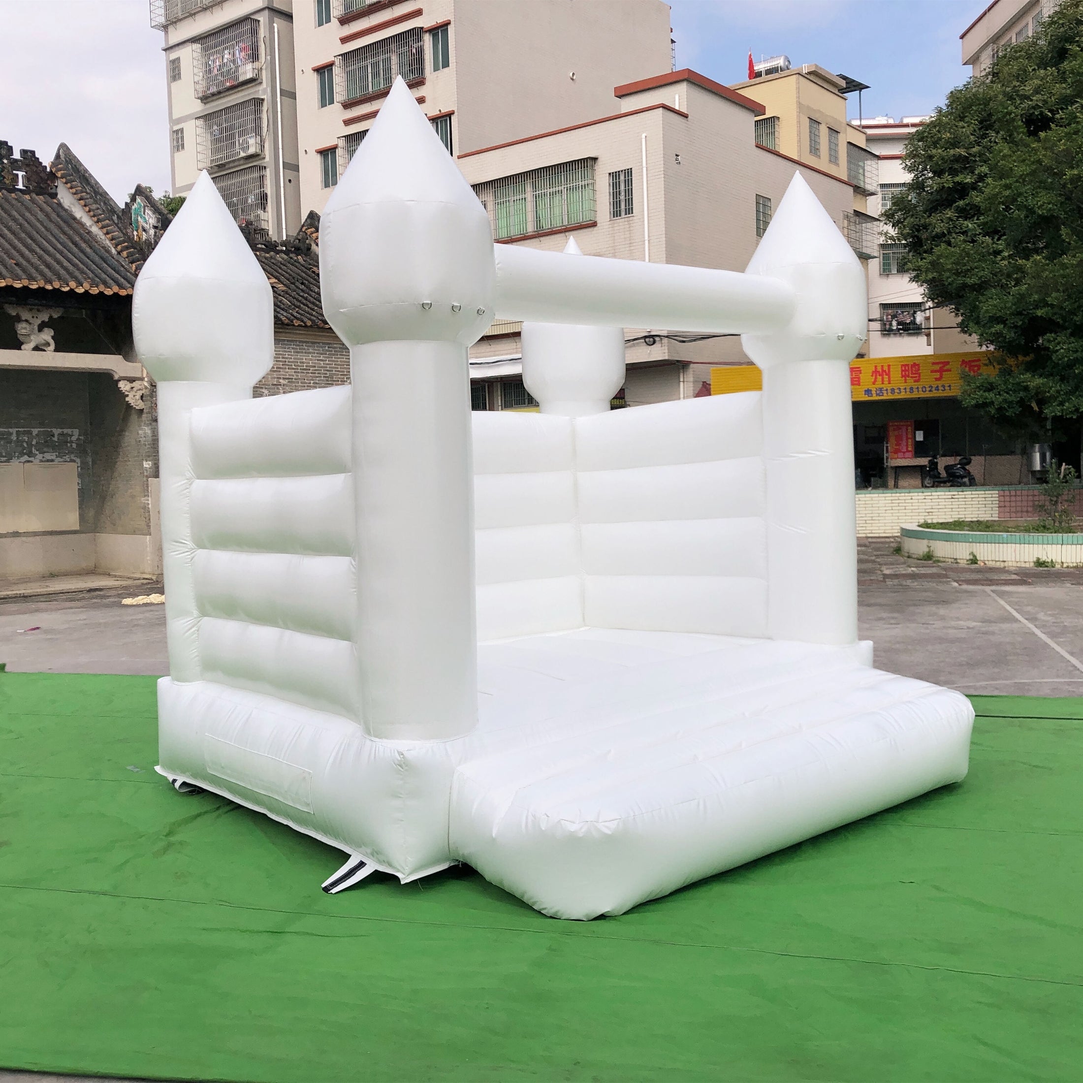 10/13/16ft Full PVC Material White Bounce House Inflatable For Sale ...